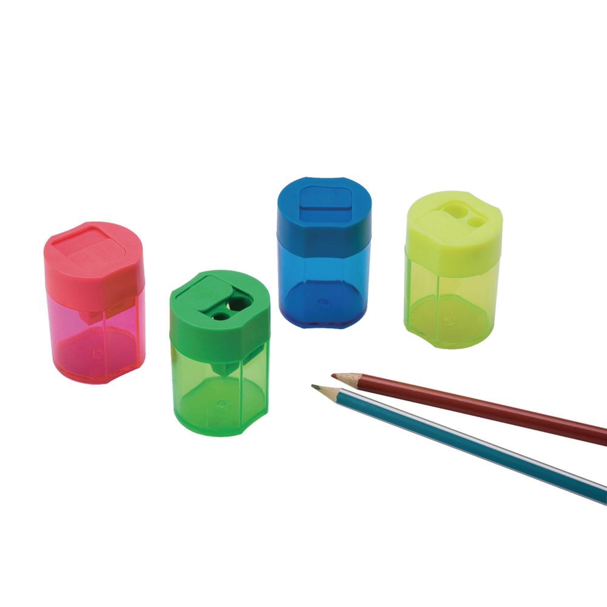 Staples Afia-Lápis de Tampa Deslizante, Orifício Duplo, com Depósito ...