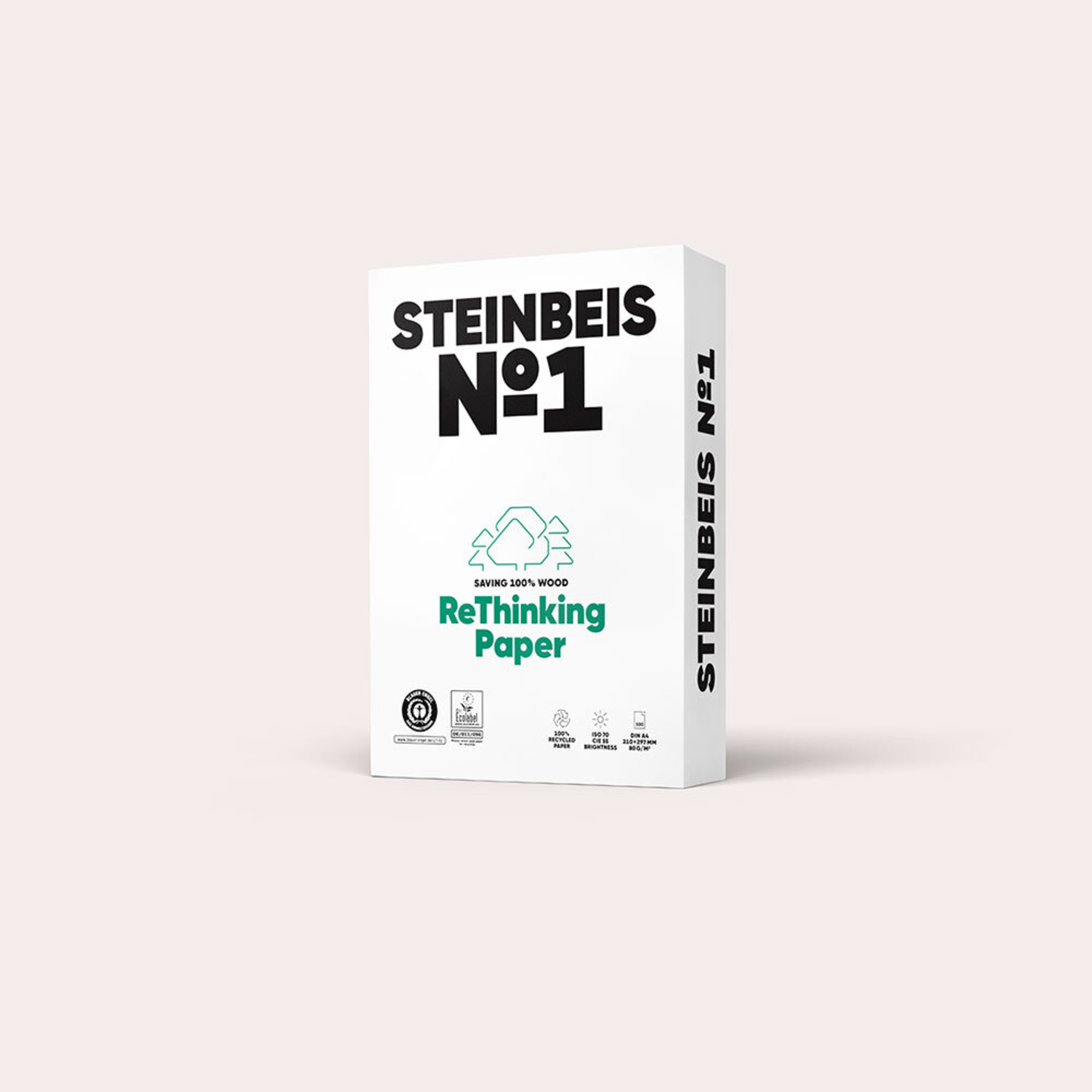 Steinbeis Vision Papel Impressora A4 Reciclado Mate 80 G M² Branco