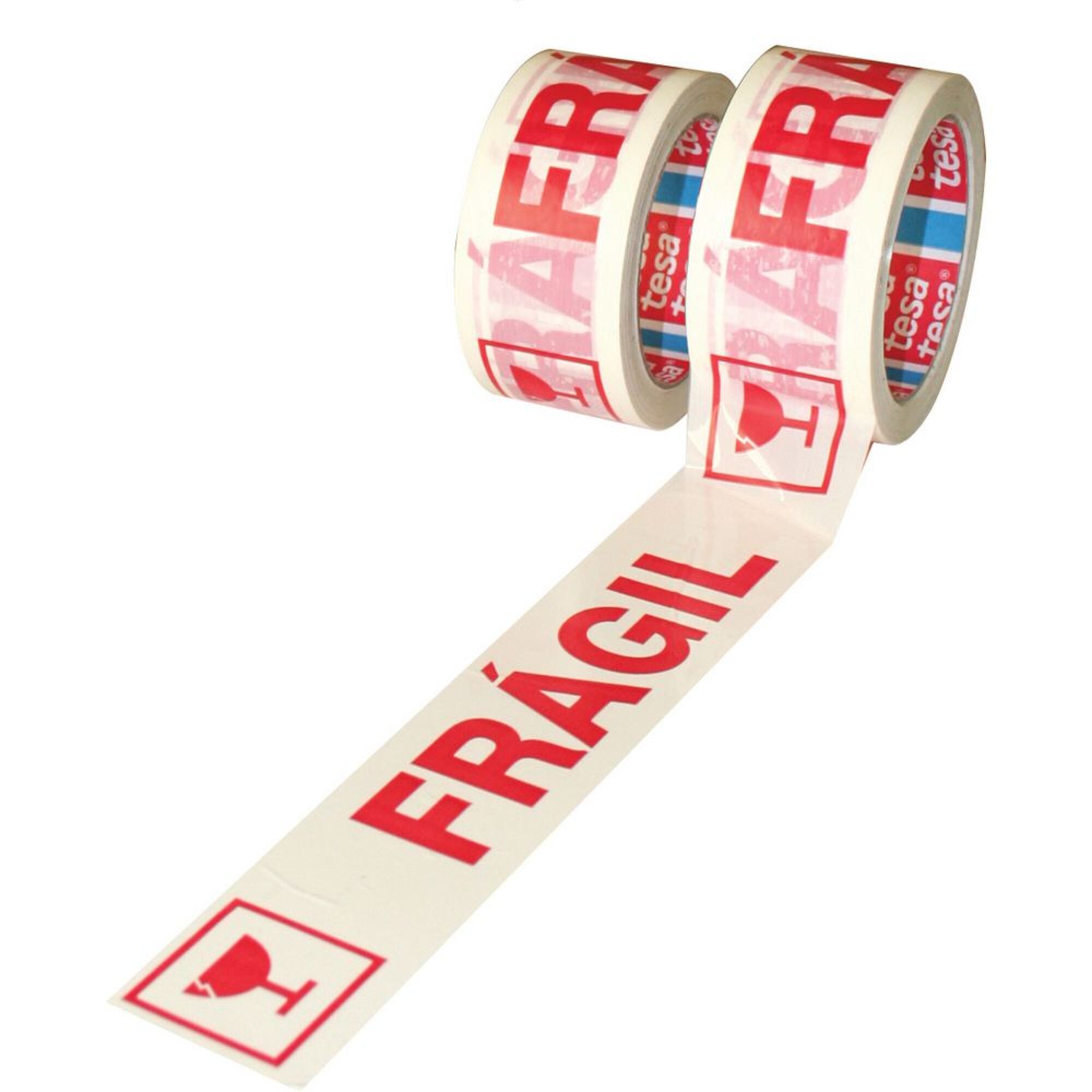 tesa Fita 'Frágil', 66 m x 55 mm, Vermelho - 437409 em corporate ...