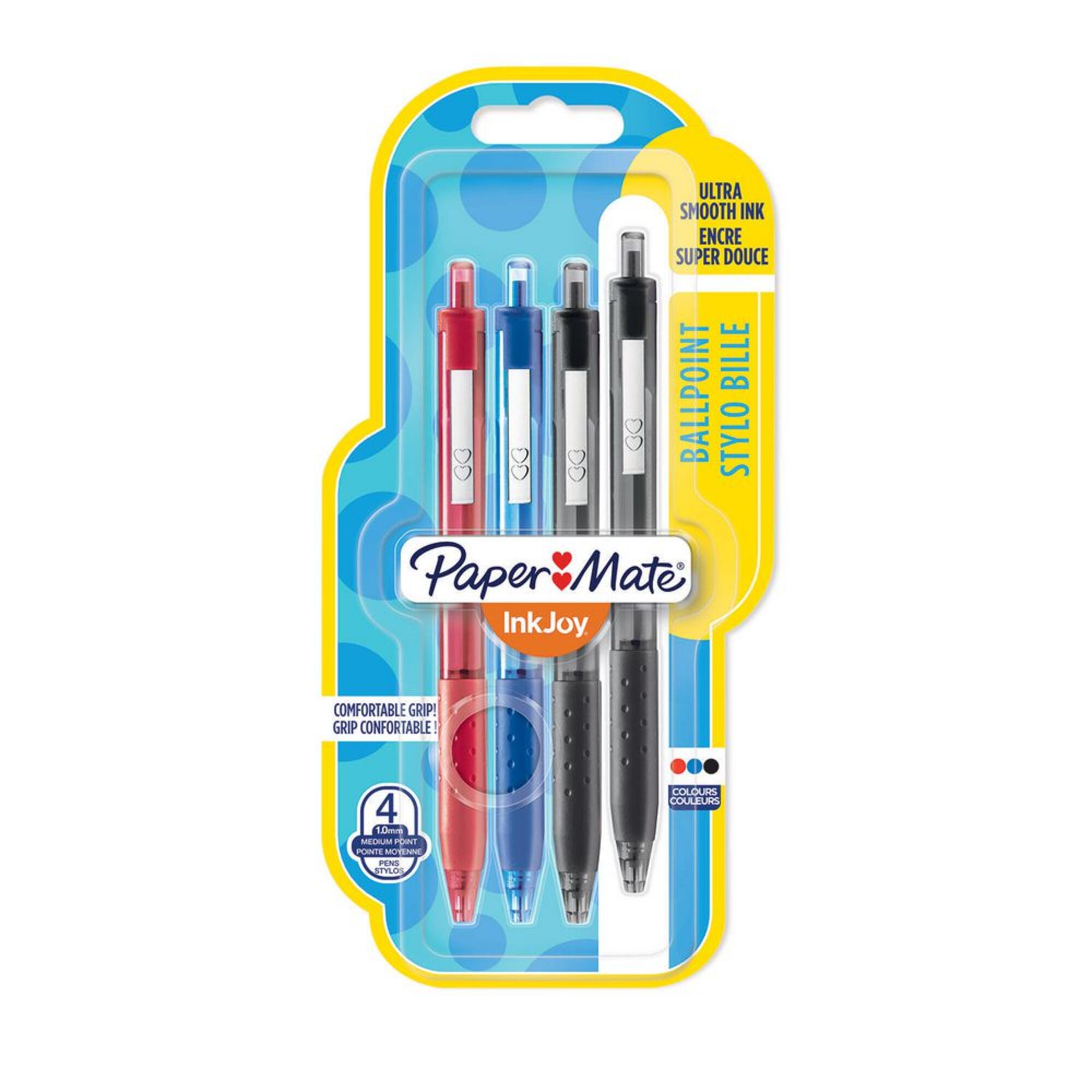 PAPER MATE Esferográfica InkJoy™ 300 Retrátil, Ponta Média de 1 mm ...