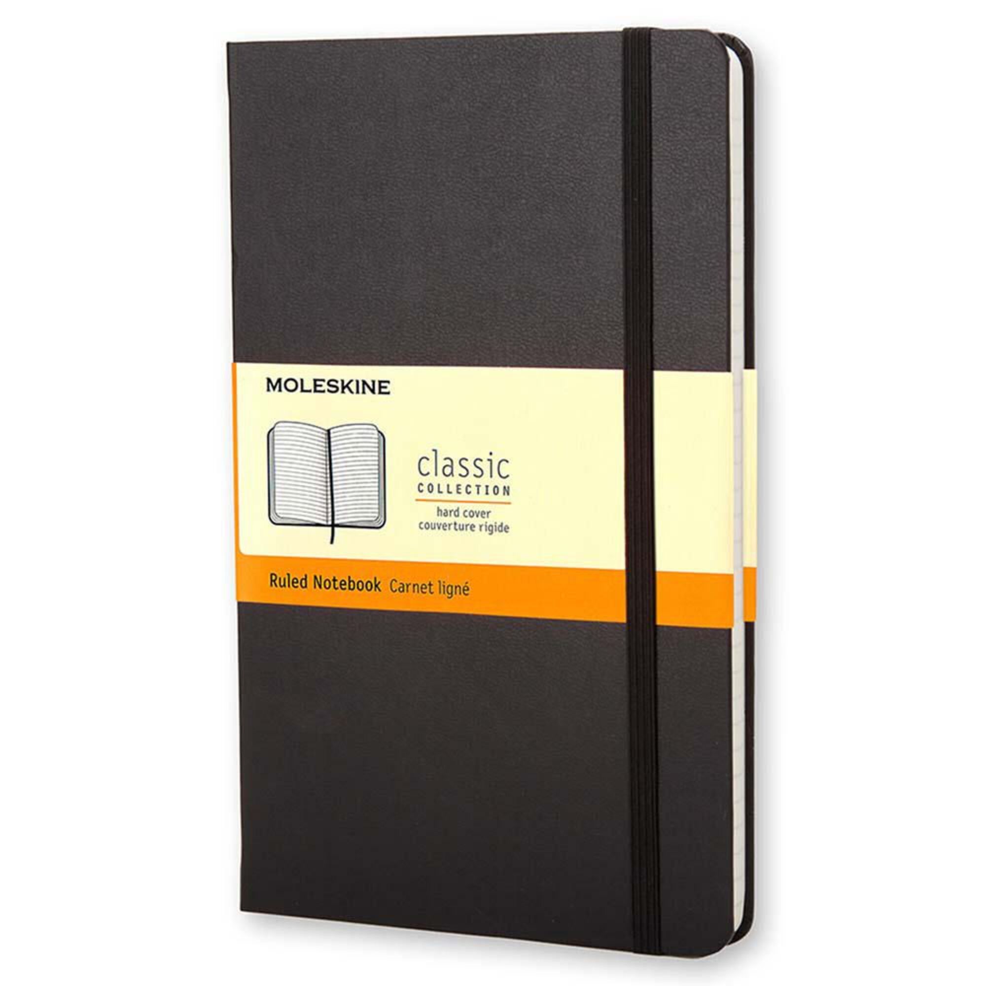 MOLESKINE Bloco de Notas Classic Hard Cover, 21 x 13 cm, 120 Folhas ...